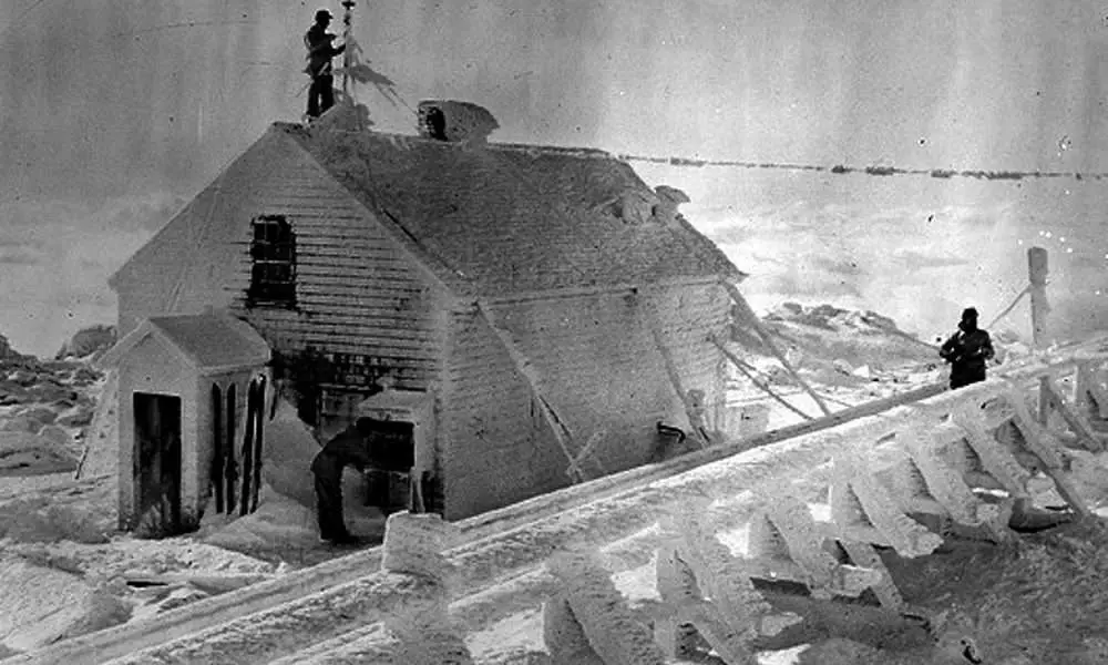Mount Washington Sets the Wind Speed Record - New England Historical ...