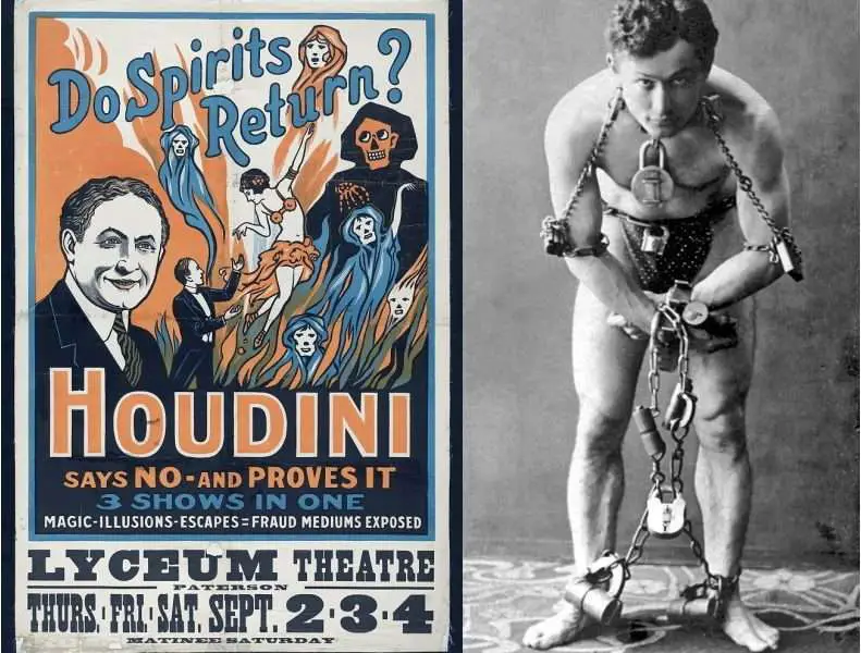 Harry Houdini Exposes Boston's Witch of Lime Street - New England ...